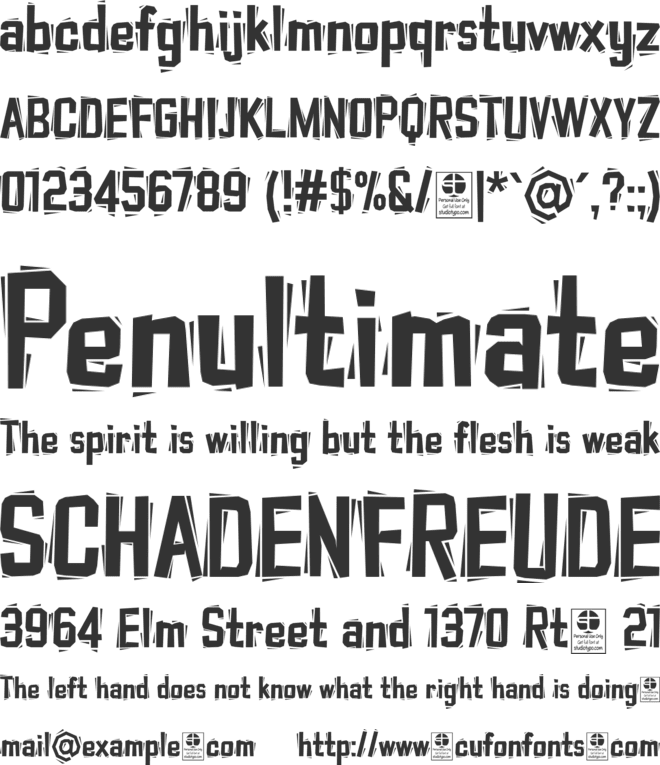 Typo Cut-Out Shaky Demo Font : Download Free for Desktop & Webfont Typo Cut-Out Shaky Demo Font : Download Free for Desktop & Webfont
