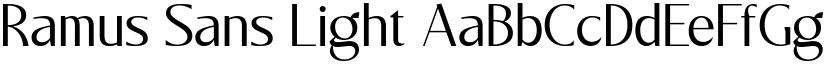 Ramus Sans Font Family : Download Free for Desktop & Webfont