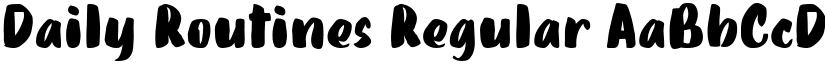 Daily Routines Font : Download Free for Desktop & Webfont Daily Routines Font : Download Free for Desktop & Webfont