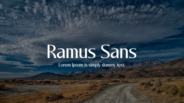 Ramus Sans Font Family : Download Free for Desktop & Webfont