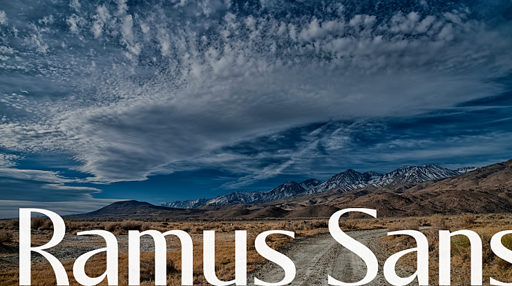 Ramus Sans Font Family : Download Free for Desktop & Webfont