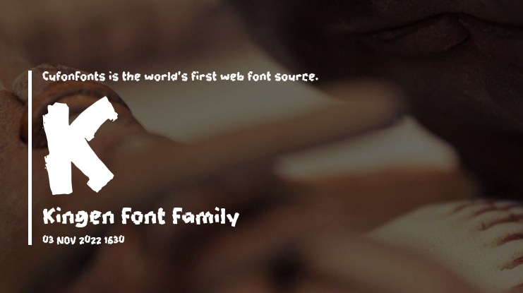 K Kingen Font : Download Free for Desktop & Webfont K Kingen Font : Download Free for Desktop & Webfont