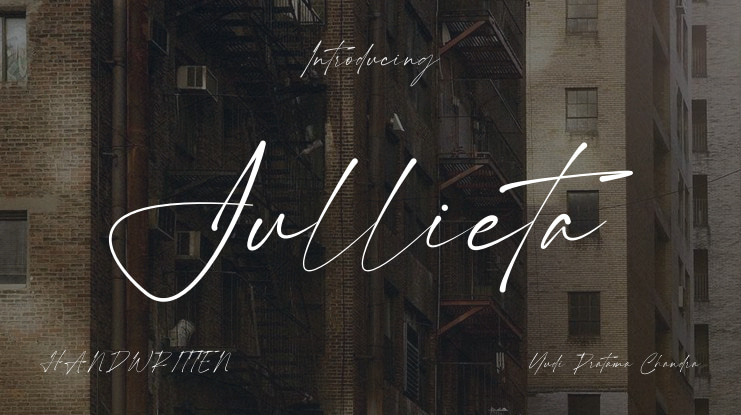 Jullieta Font : Download Free for Desktop & Webfont