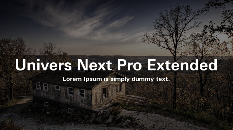 Univers Next Pro Extended Font Family : Download Free for Desktop & Webfont Univers Next Pro Extended Font Family : Download Free for Desktop & Webfont