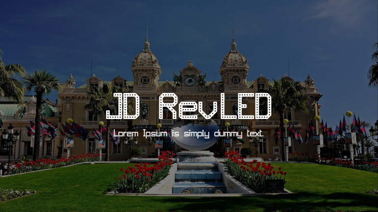 JD RevLED Font : Download Free for Desktop & Webfont