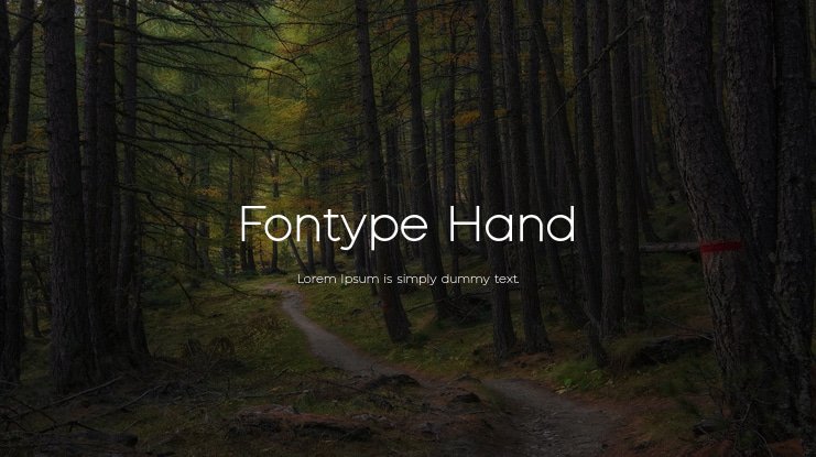 Fontype Hand Font : Download Free for Desktop & Webfont