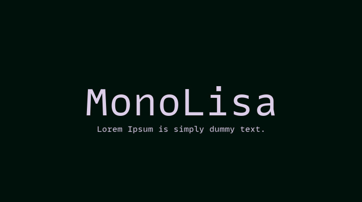 MonoLisa Font : Download Free for Desktop & Webfont
